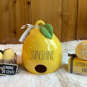 Rae Dunn | Accents | Rae Dunn Ceramic Lemon Shaped Birdhouse | Poshmark